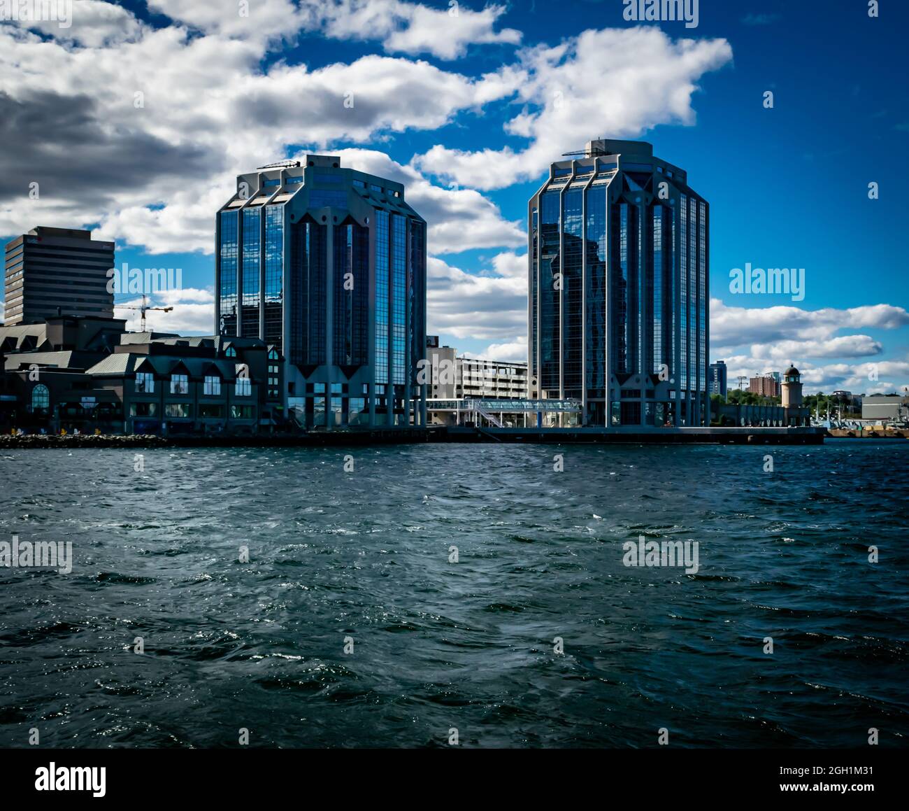 skyline of the City of Halifax Purdy's Wharf Stock Photo - Alamy