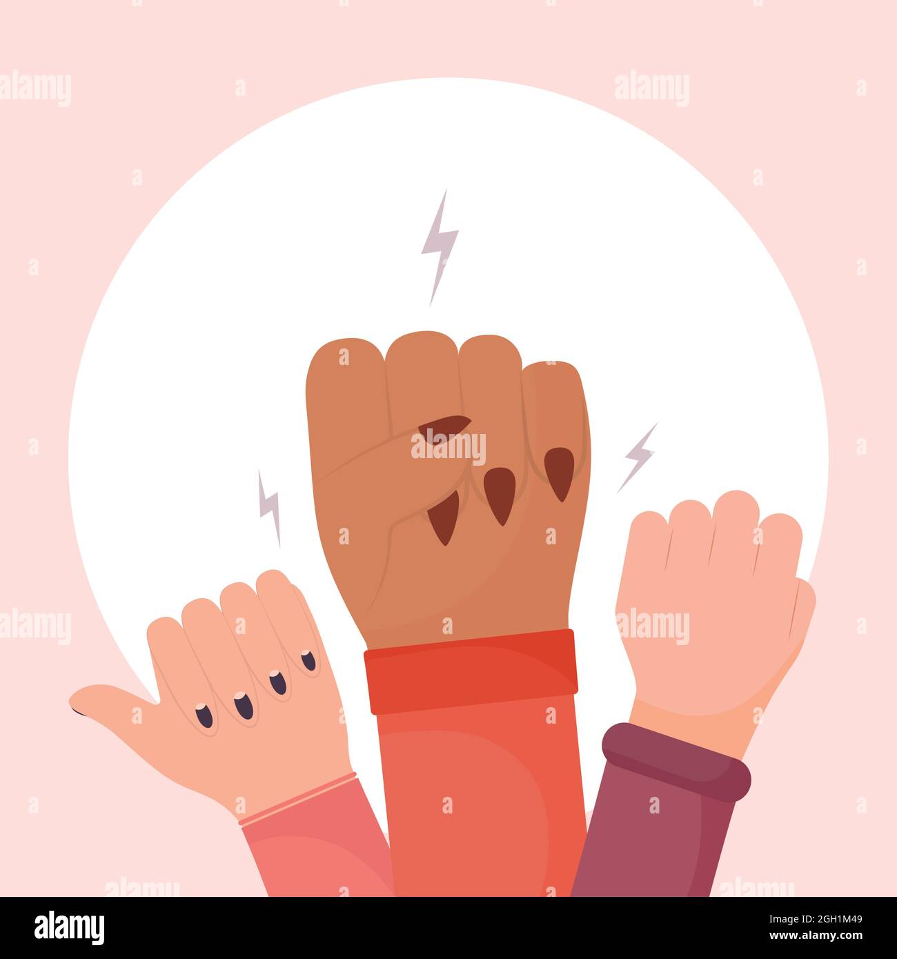 strong protest card Stock Vector Image & Art - Alamy