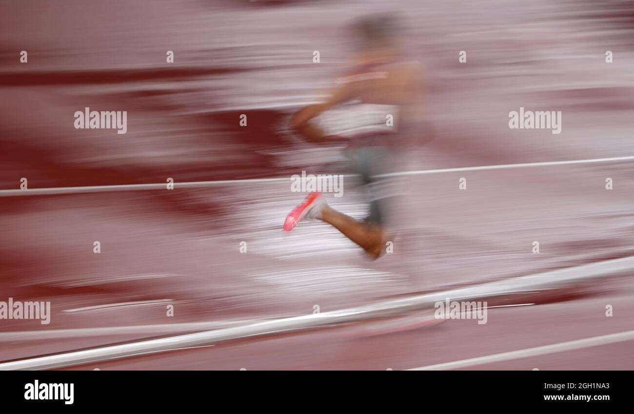 Tokyo, Japan. 04th Sep, 2021. Paralympics: Athletics, men, finals, 1500 ...