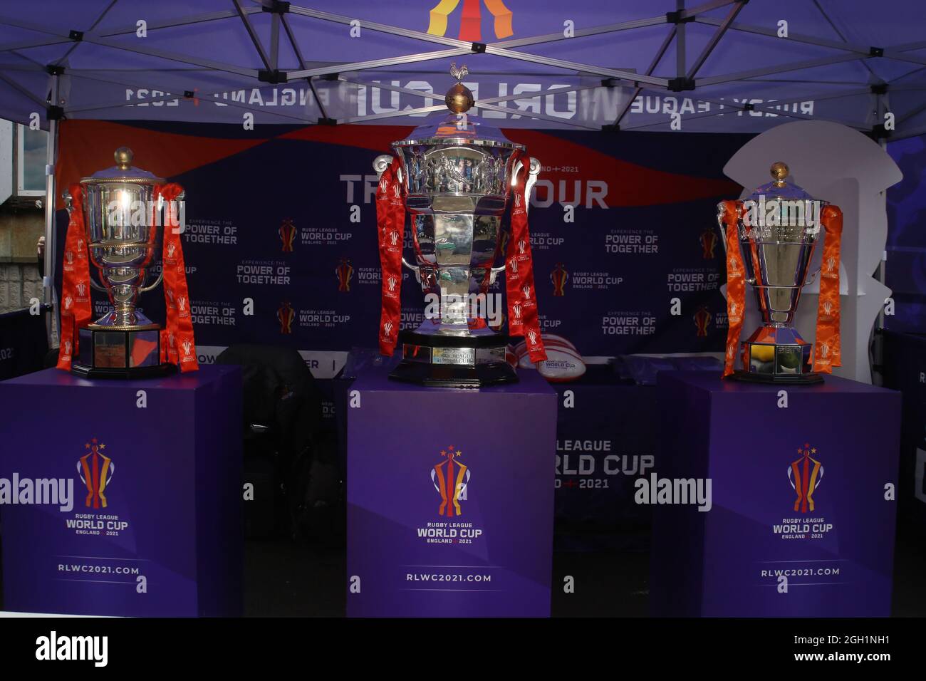 Rugby league world cup trophy hi-res stock photography and images - Alamy