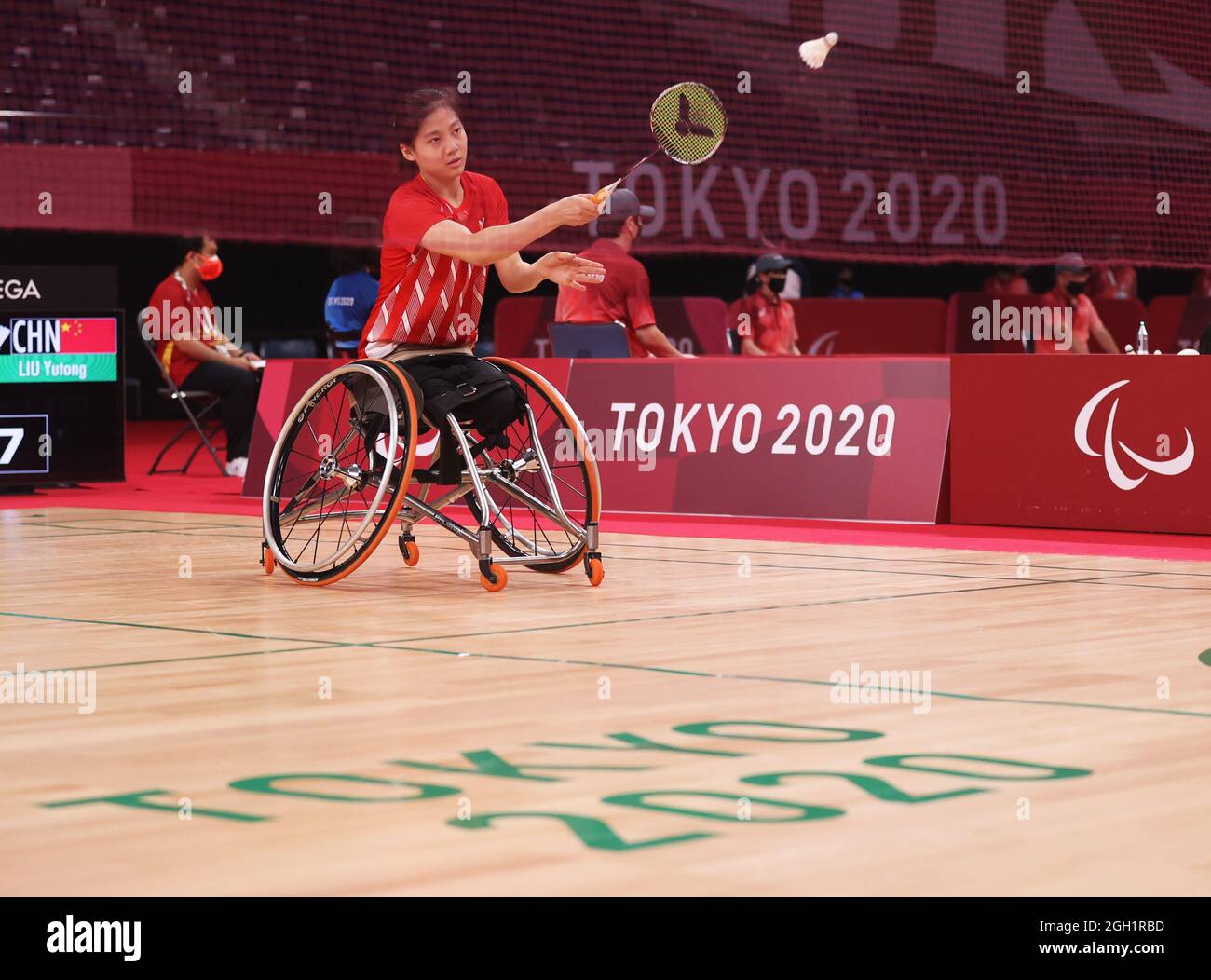 Tokyo, Japan. 4th Sep, 2021. Liu Yutong of China competes during the ...
