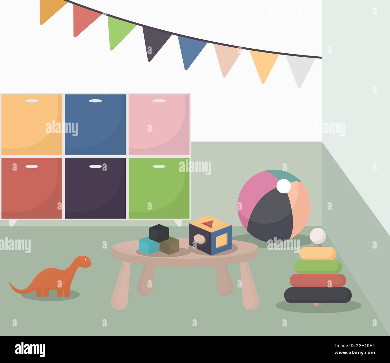 cute playroom poster Stock Vector Image & Art - Alamy