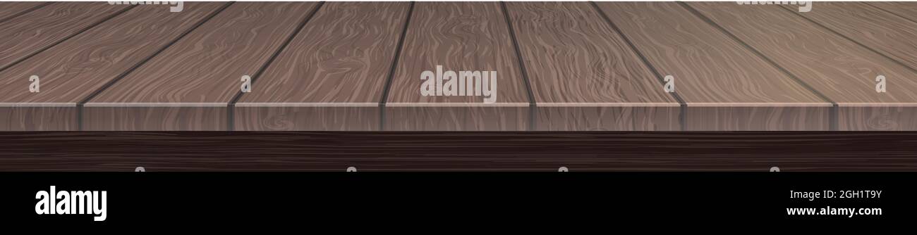 Large table top, solid wood texture, white background - Vector ...