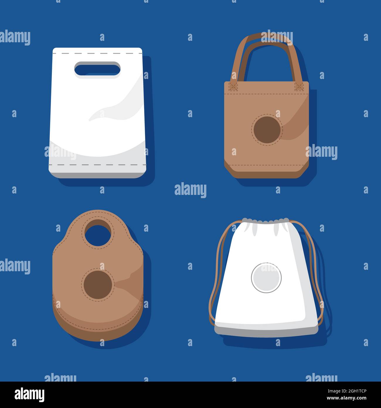 Canvas tote bags illustration hi-res stock photography and images - Alamy