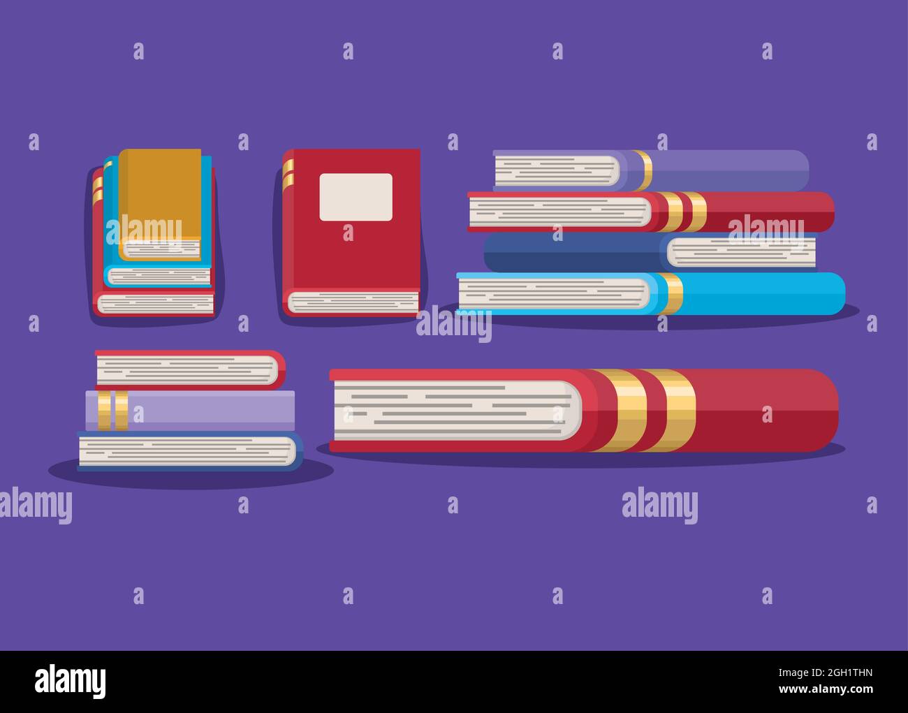 pretty books design Stock Vector Image & Art - Alamy