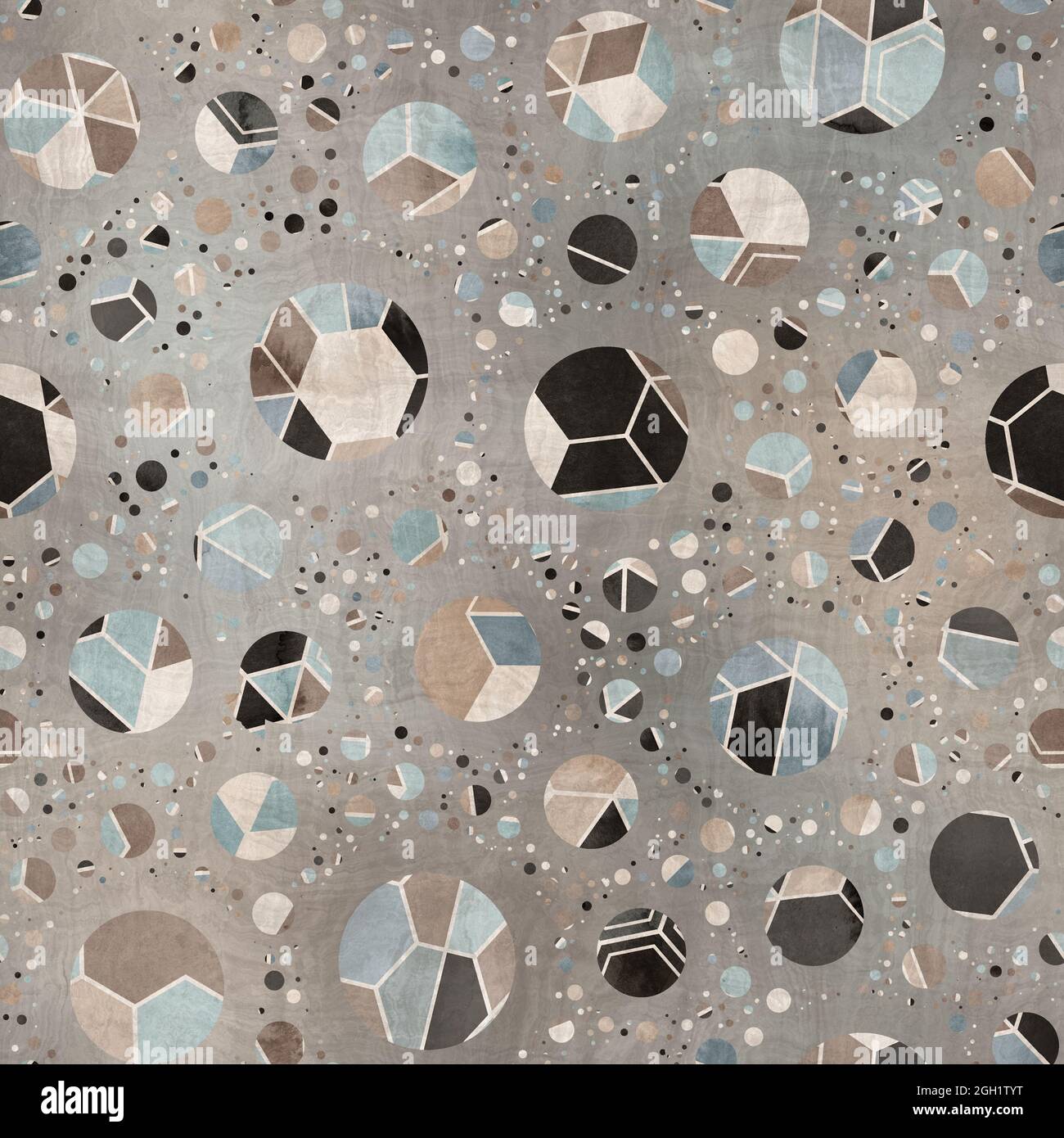 Seamless abstract textured circle pattern for surface print Stock Photo ...