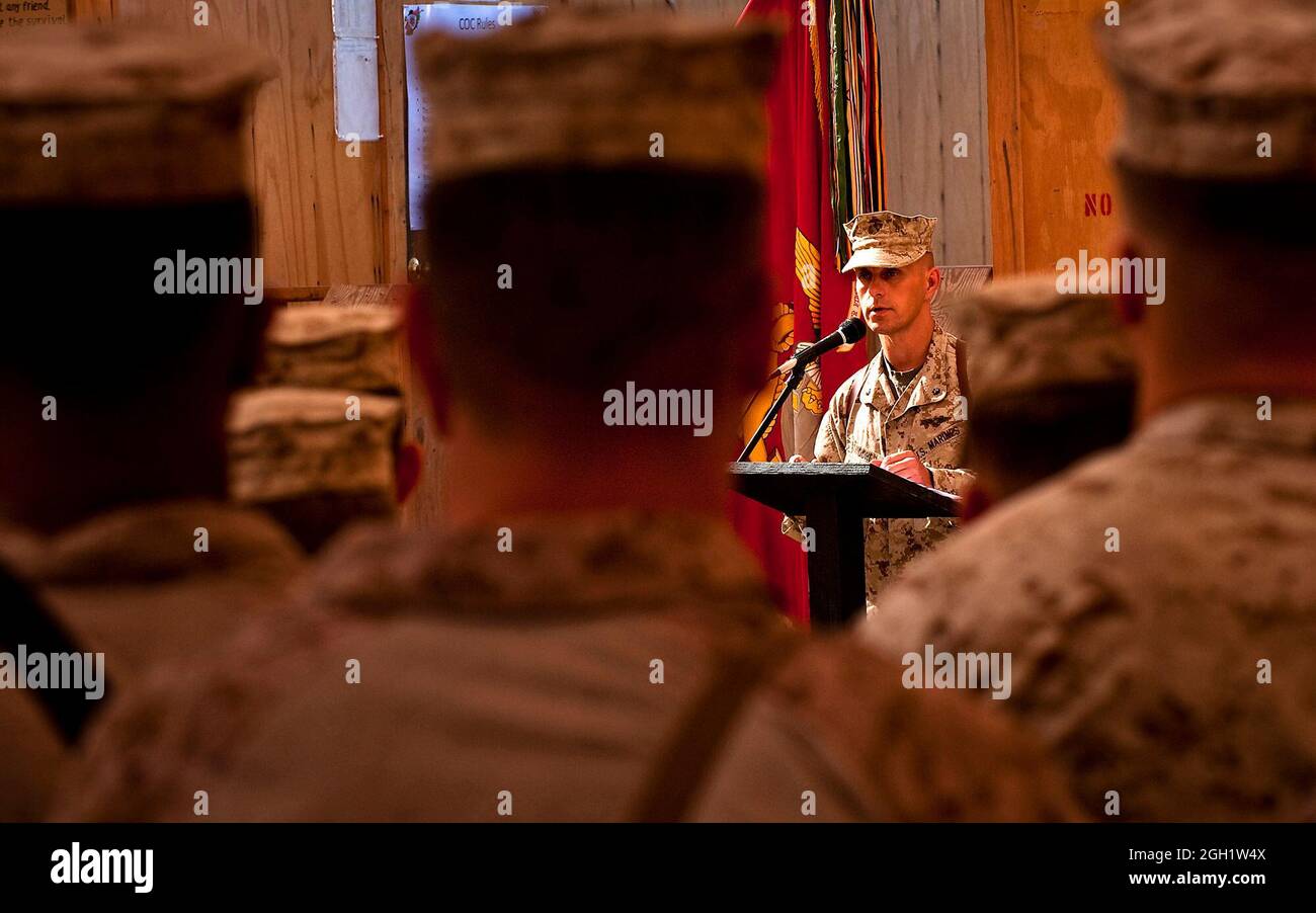 Lt. Col. Michael A. Moore, the commanding officer of Marine Light ...