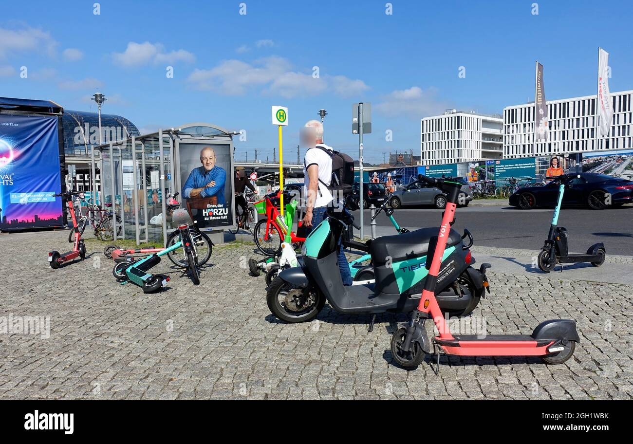 E-Scooter in Berlin Stock Photo - Alamy
