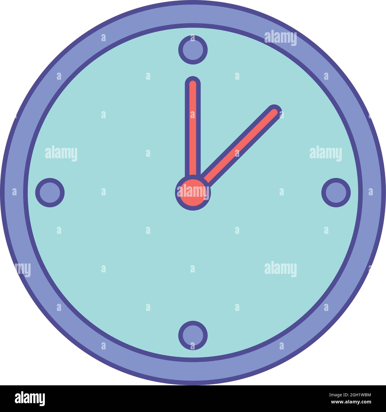 purple clock design Stock Vector Image & Art - Alamy