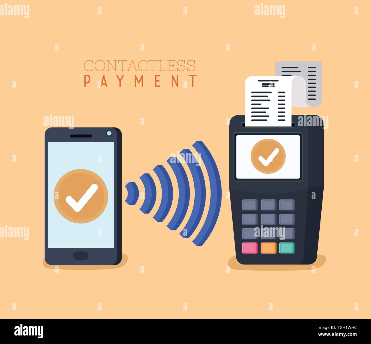 card of contactless payment Stock Vector Image & Art - Alamy