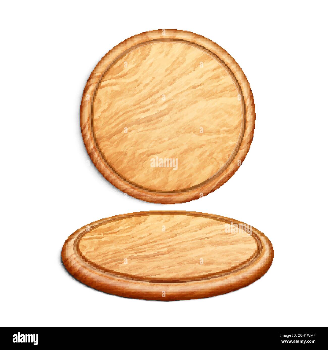 Pizza Board Accessory For Fat Food Set Vector Stock Vector Image & Art ...