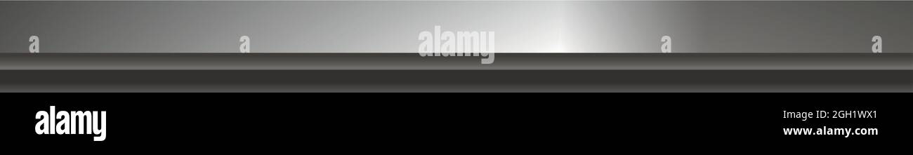 Metal kitchen countertop, iron texture, large table on a white ...