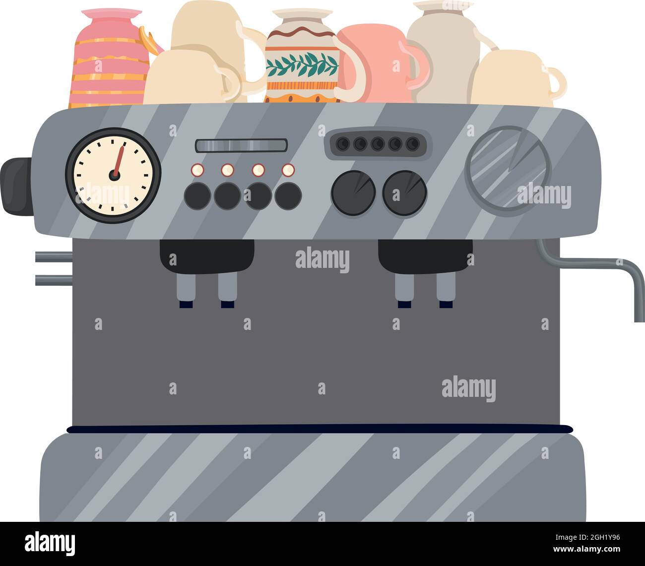 coffee machine representation Stock Vector Image & Art - Alamy