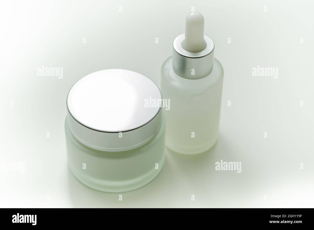 Luxury and expensive anti wrinkle cosmetics, facial serum and collagen ...