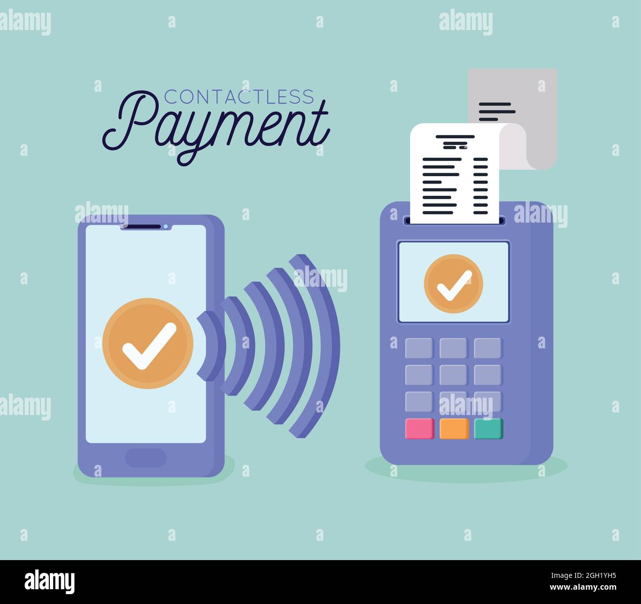contactless payment card Stock Vector Image & Art - Alamy