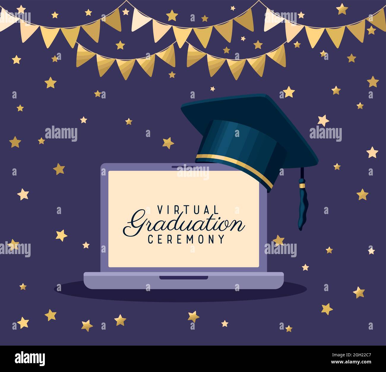 virtual graduation design Stock Vector Image & Art - Alamy