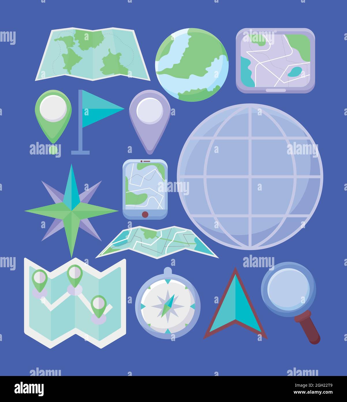 nice location items Stock Vector Image & Art - Alamy