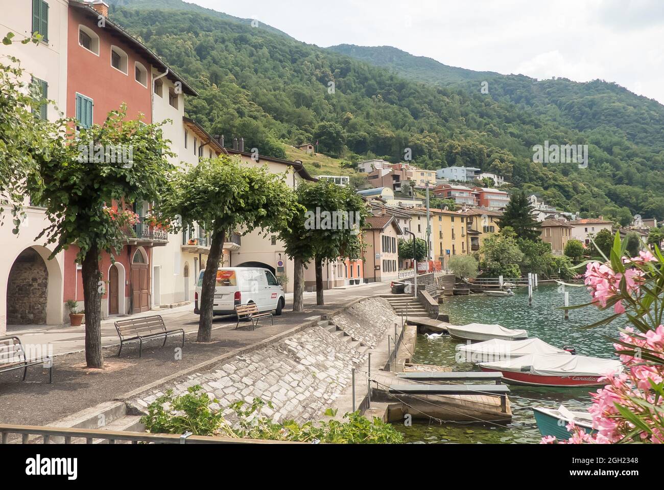 Lakeside promenade lugano ticino hi-res stock photography and images ...