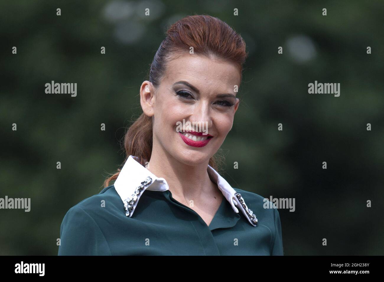 Giulia Di Quilio arriving at the Excelsior Hotel as part of the 78th ...