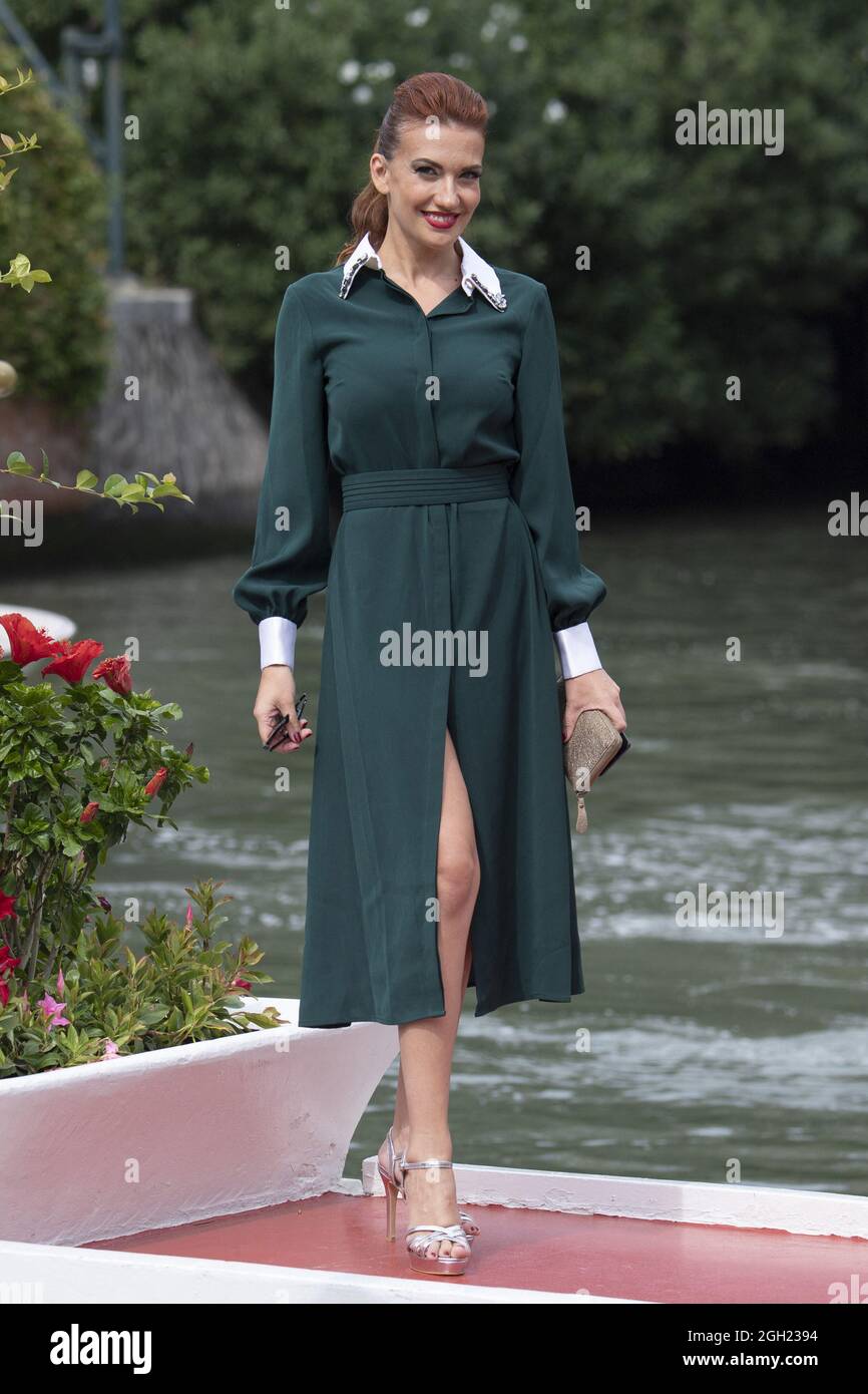 Giulia Di Quilio arriving at the Excelsior Hotel as part of the 78th ...