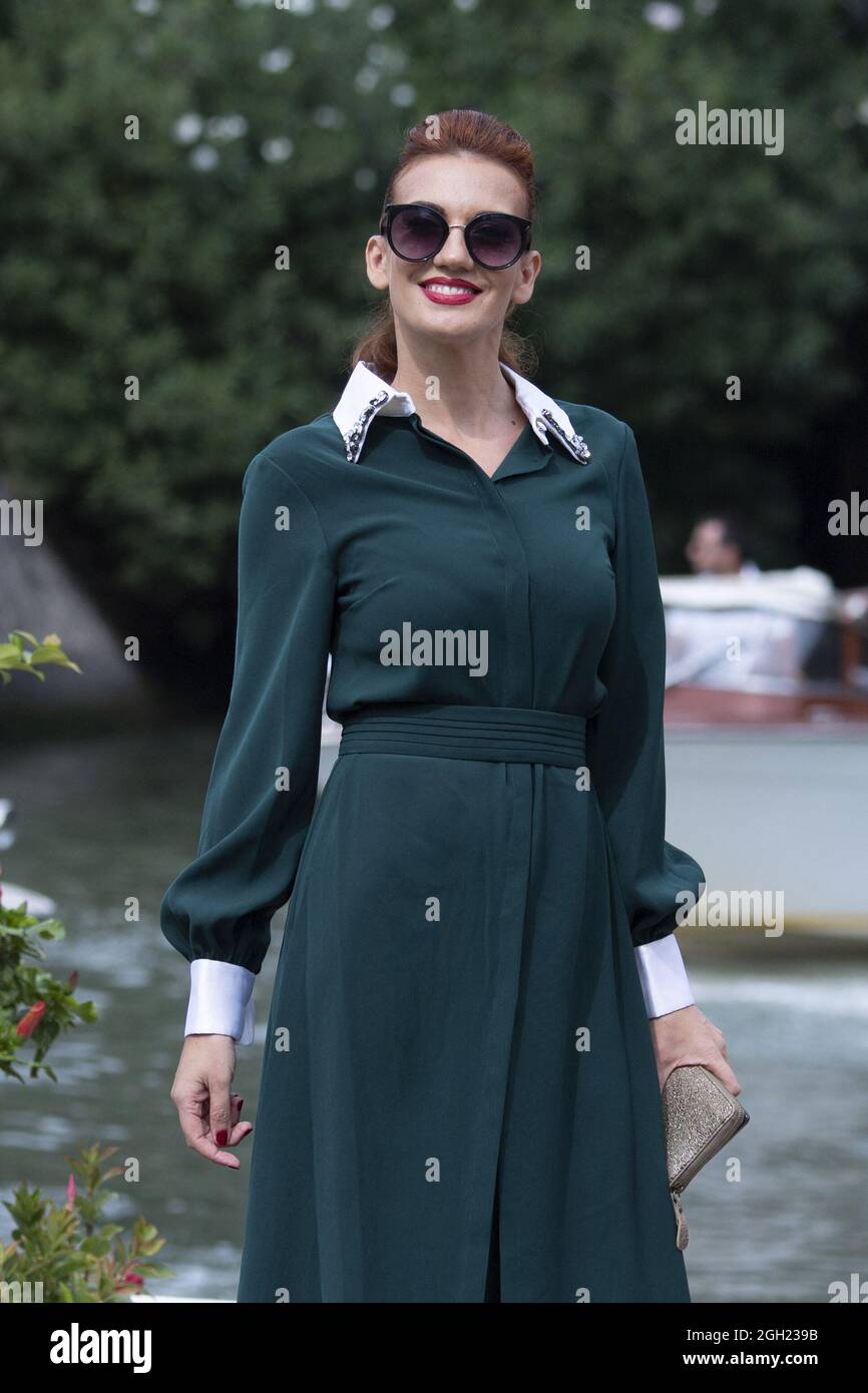 Giulia Di Quilio arriving at the Excelsior Hotel as part of the 78th ...