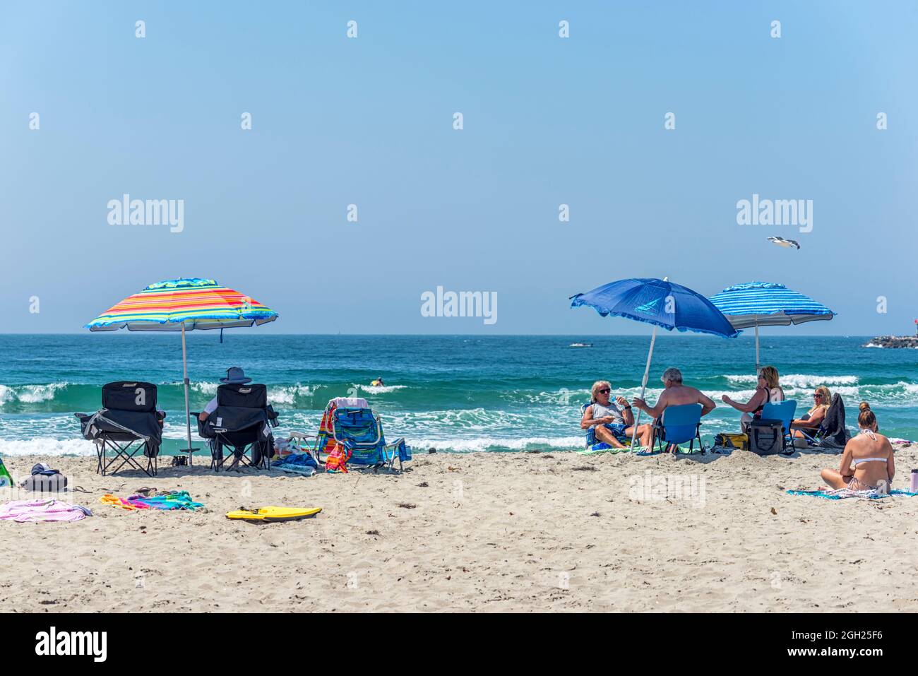 Summer afternoon at the beach hi-res stock photography and images - Alamy