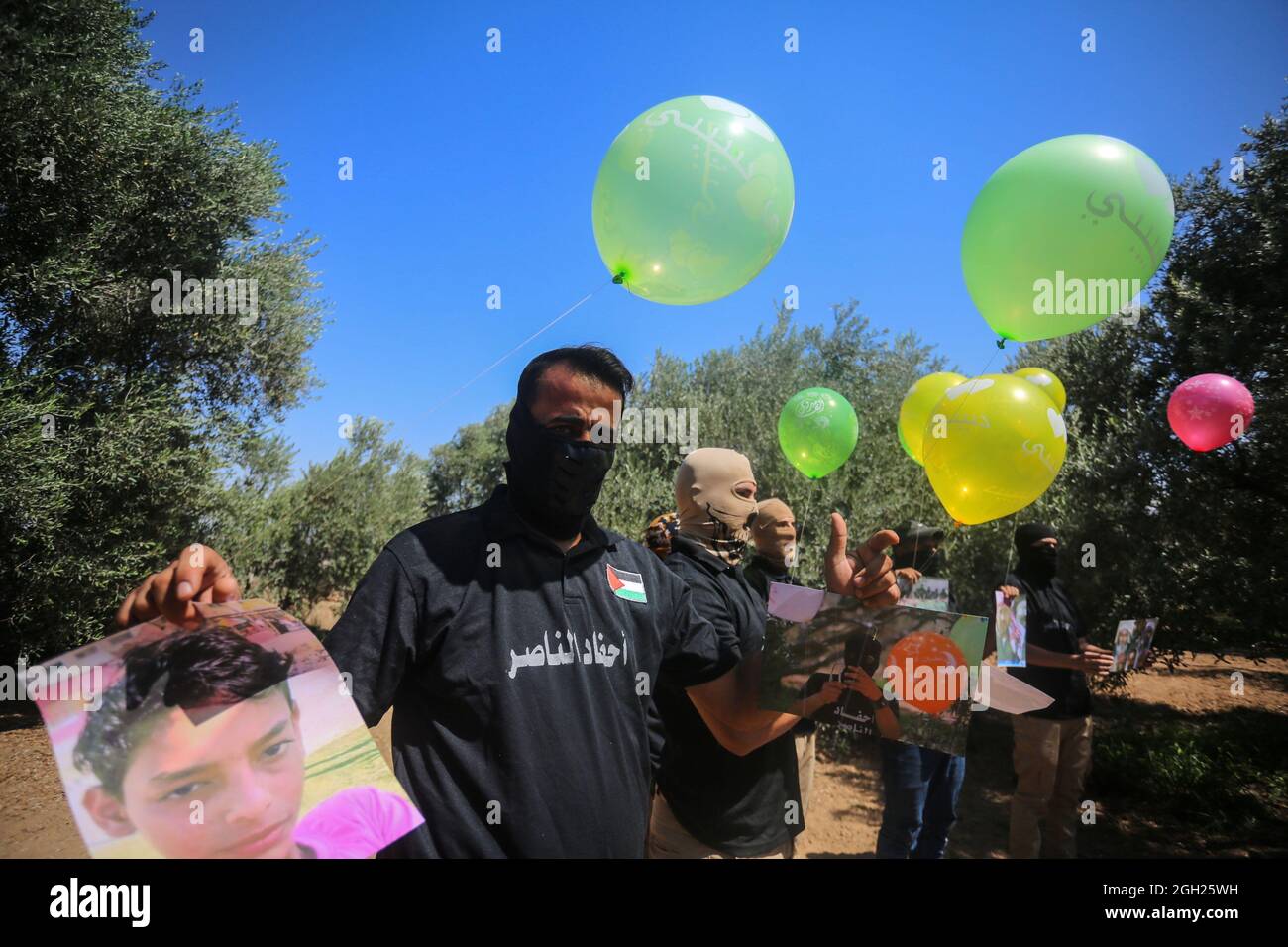 September 4, 2021, The Gaza Strip, The Gaza Strip, Palestine: Masked ...