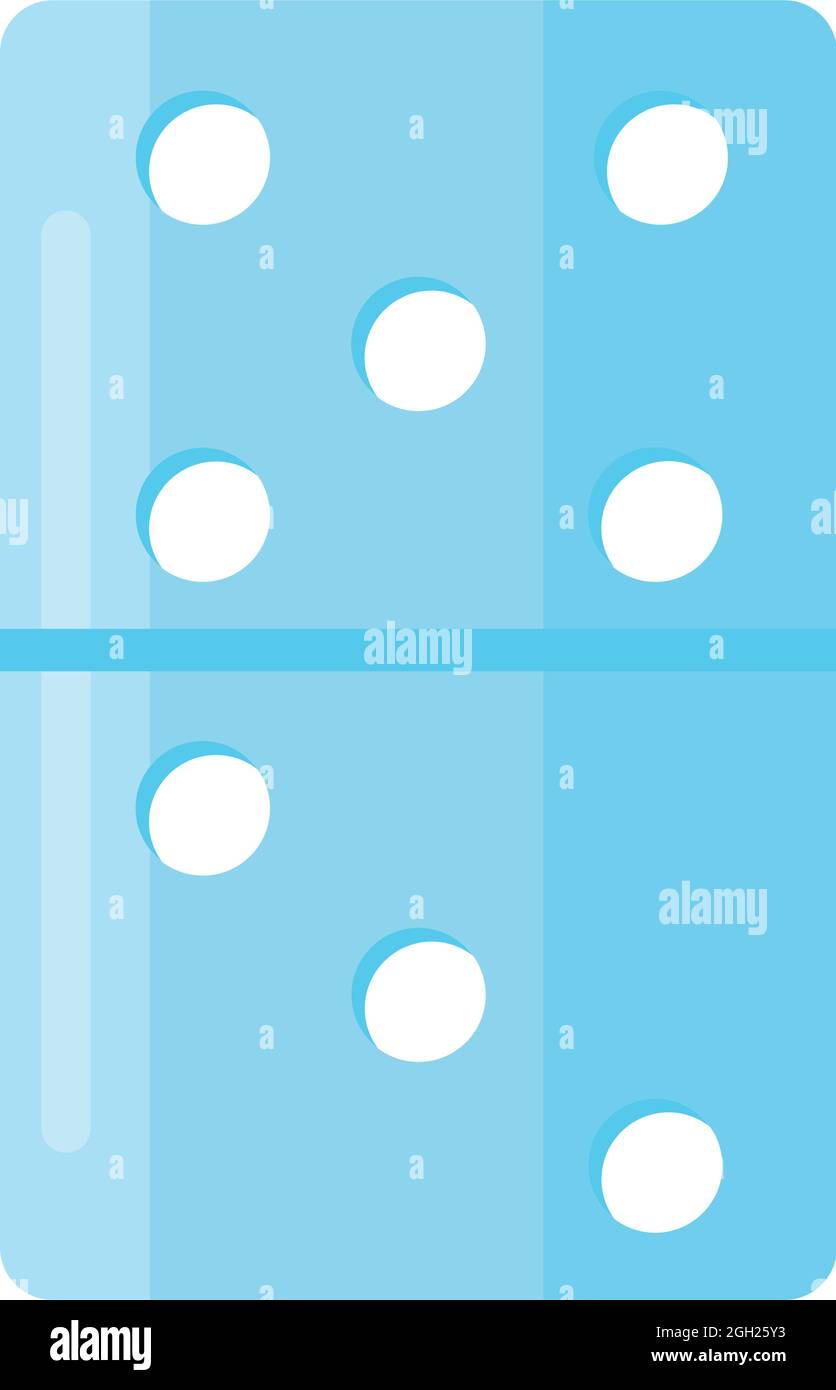 blue dice icon Stock Vector Image & Art - Alamy
