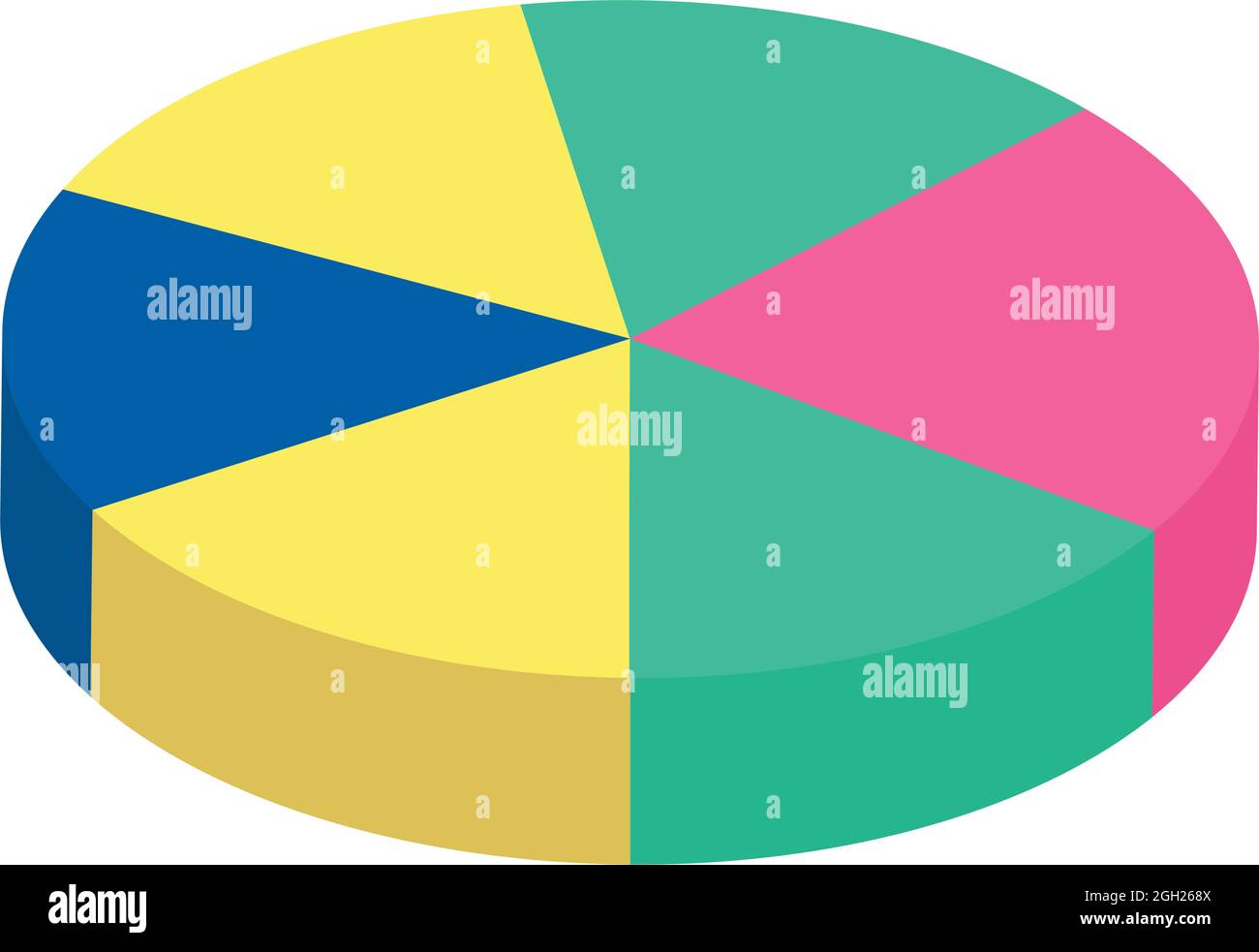 Isometric pie chart Stock Vector Image & Art - Alamy