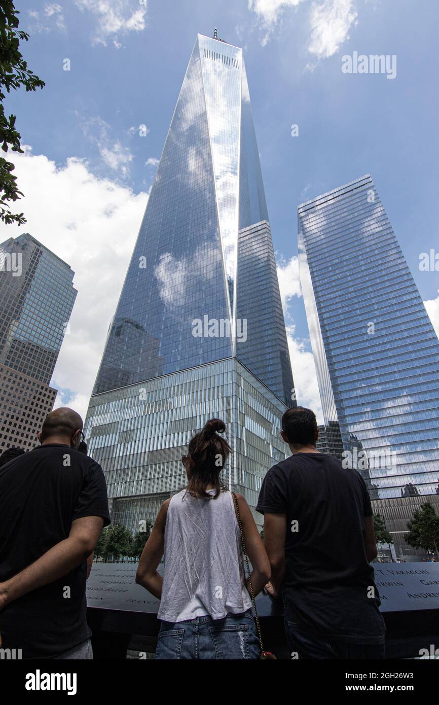 WTC memorial 11 september NYC Stock Photo - Alamy