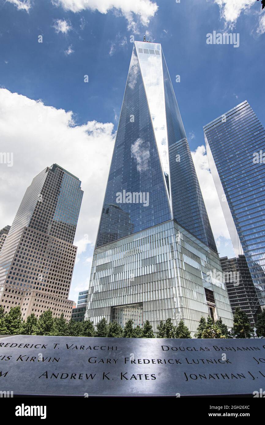 WTC memorial 11 september NYC Stock Photo - Alamy
