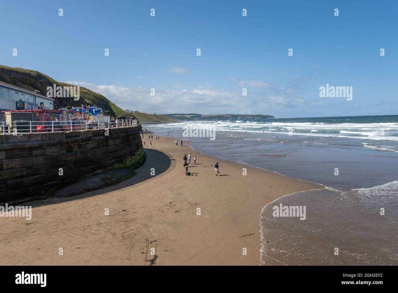Whitby beach, North Yorkshire, UK Stock Photo - Alamy
