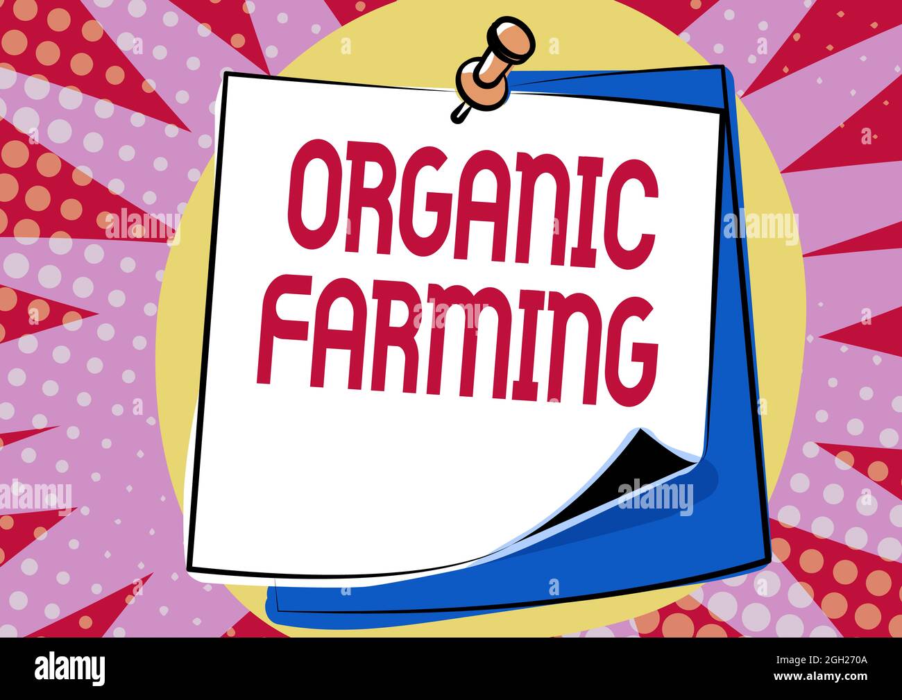 Writing displaying text Organic Farming. Business idea agricultural ...