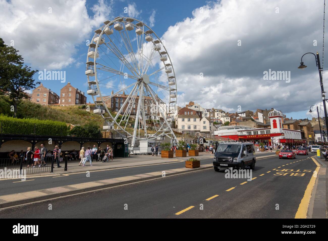 Big Wheel at Scarborough seafront, North Yorkshire England Stock Photo ...
