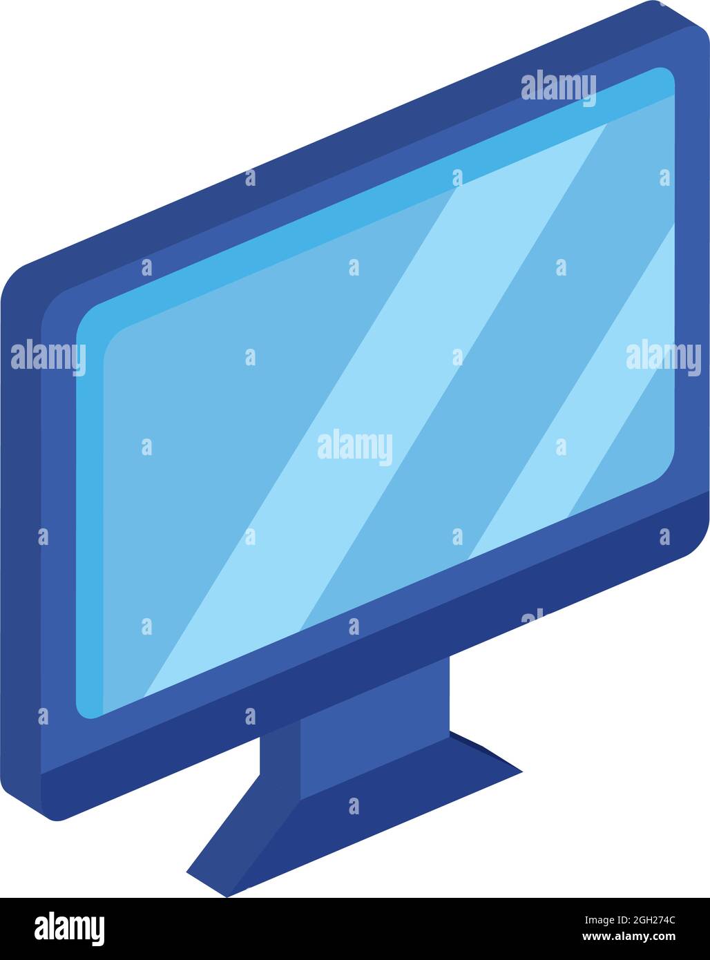 isometric computer icon Stock Vector Image & Art - Alamy