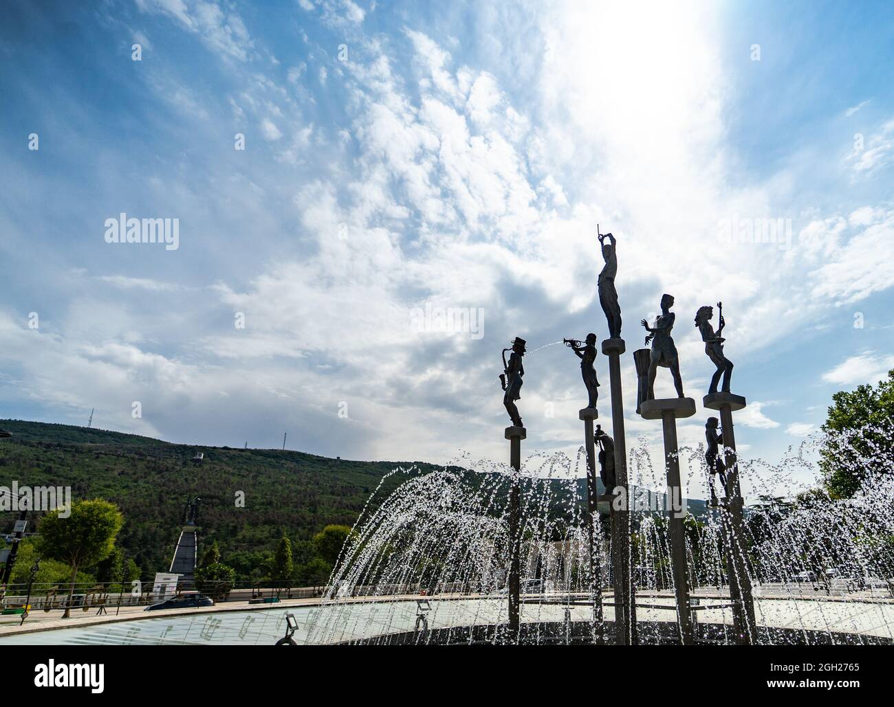 Streets and architecture of Chavchavadze avenue in Tbilisi's downtown ...