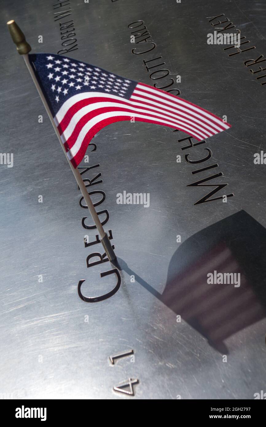 WTC memorial 11 september NYC Stock Photo - Alamy