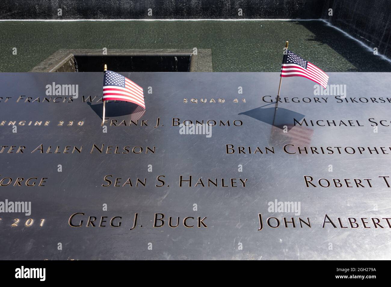 WTC memorial 11 september NYC Stock Photo - Alamy