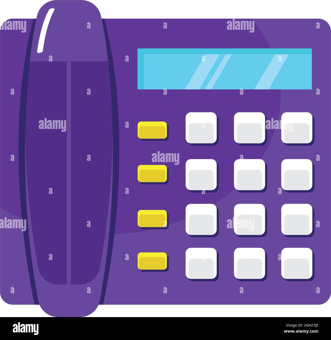 Isolated phone icon Stock Vector Image & Art - Alamy