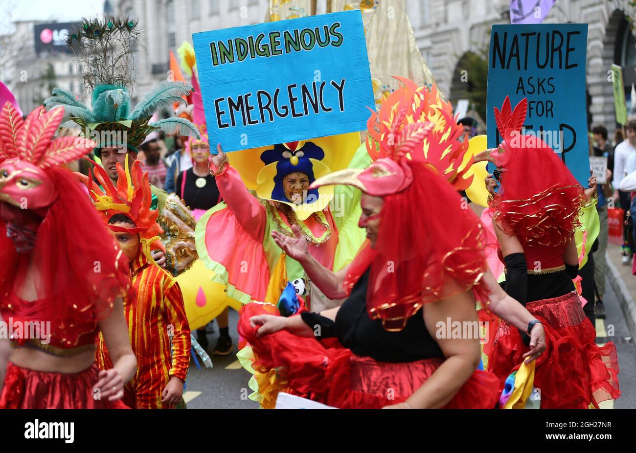 London, England, UK. 4th Sep, 2021. Climate change campaign group ...