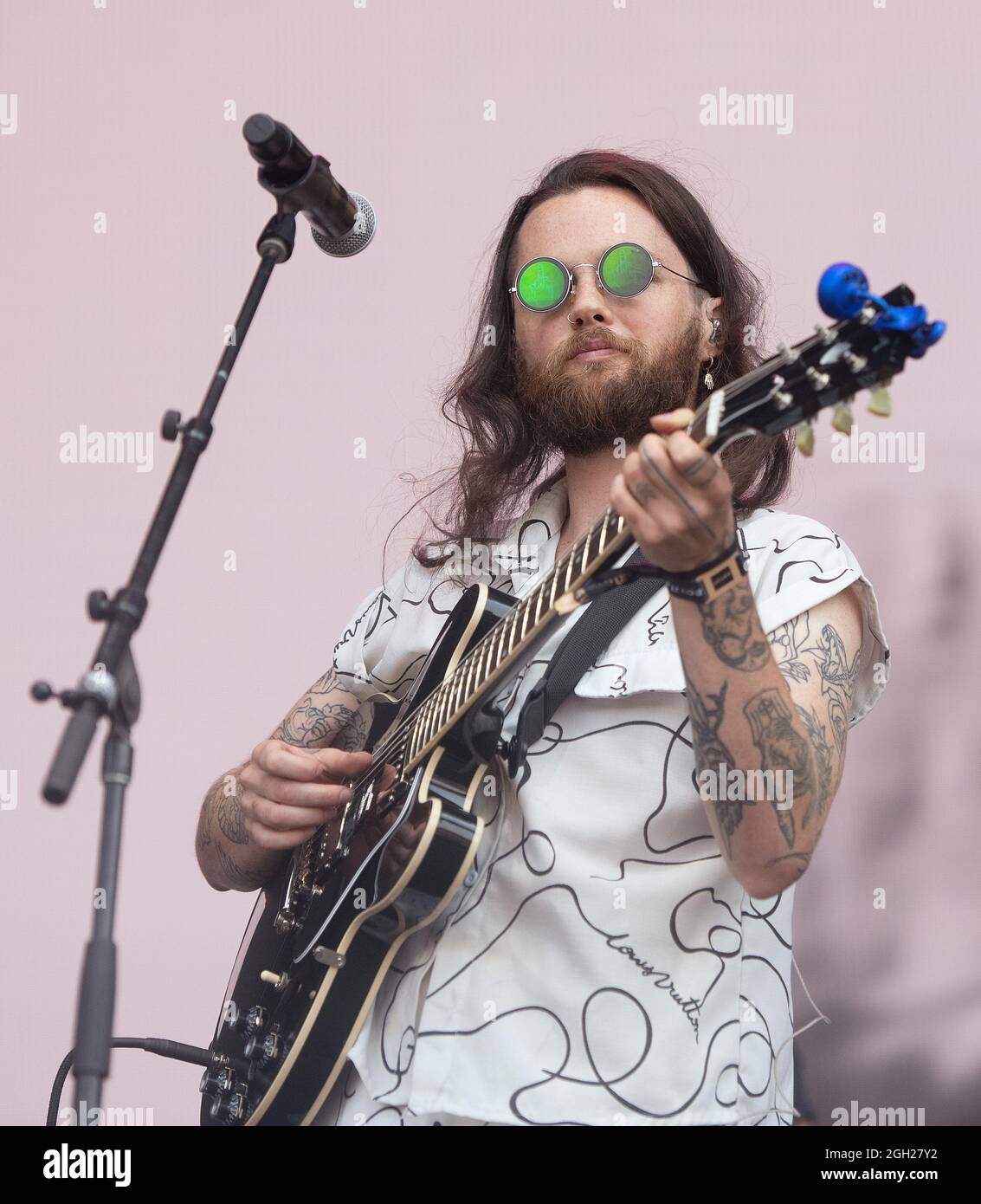 Benjamin Moore of Oliver Riot performs during the 2021 BottleRock Napa ...