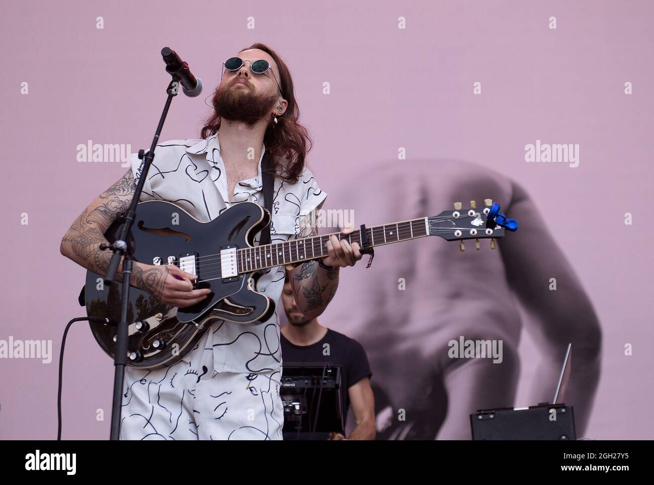 Benjamin Moore of Oliver Riot performs during the 2021 BottleRock Napa ...