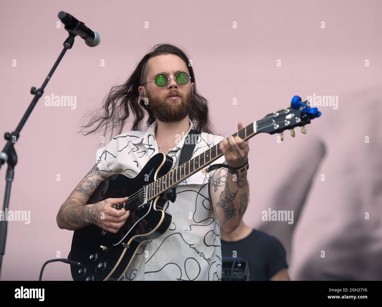 Benjamin Moore of Oliver Riot performs during the 2021 BottleRock Napa ...