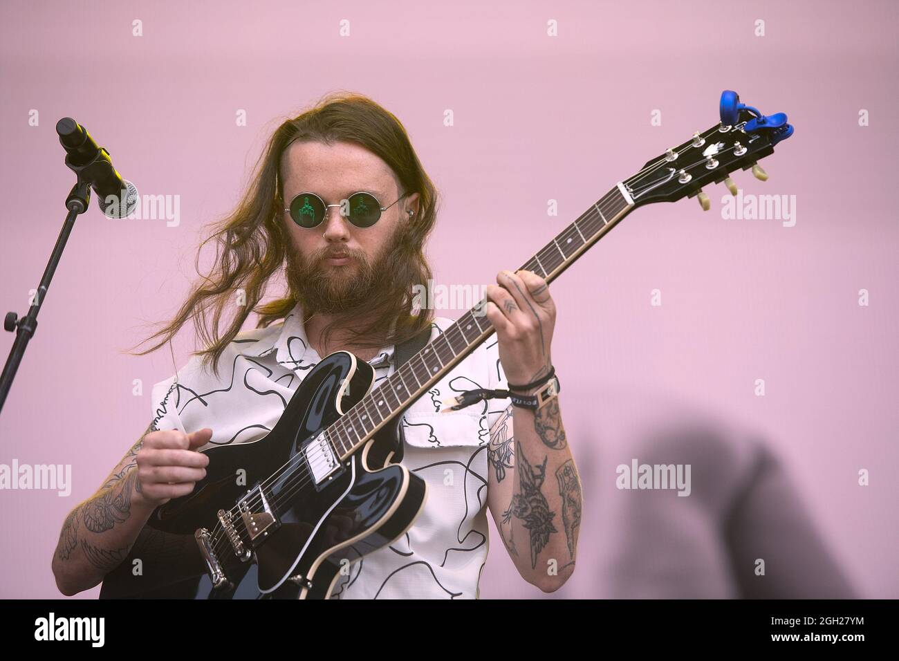 Benjamin Moore of Oliver Riot performs during the 2021 BottleRock Napa ...
