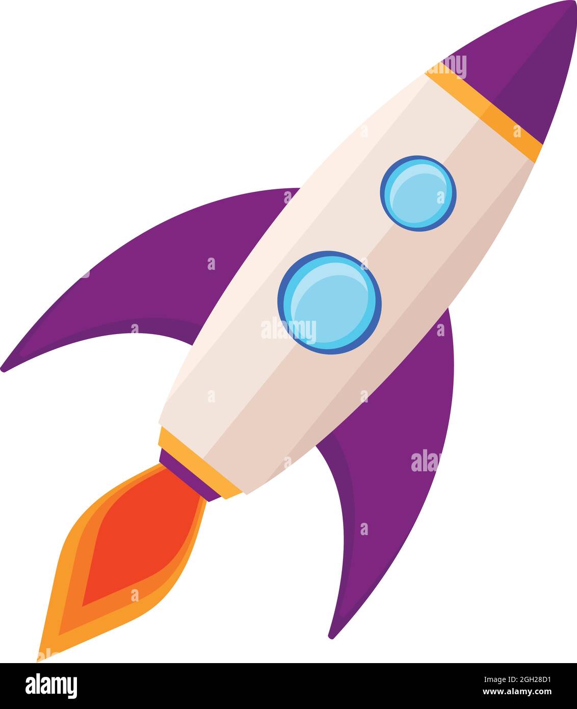 Isolated rocket icon Stock Vector Image & Art - Alamy