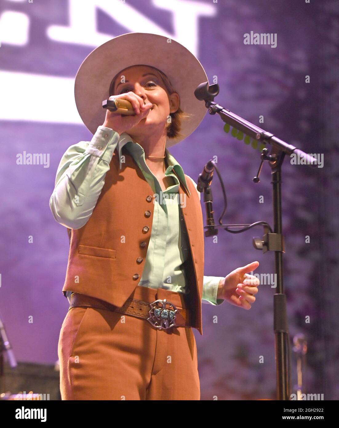 Brandi Carlile of The Highwomen perform during 2021 BottleRock Napa ...
