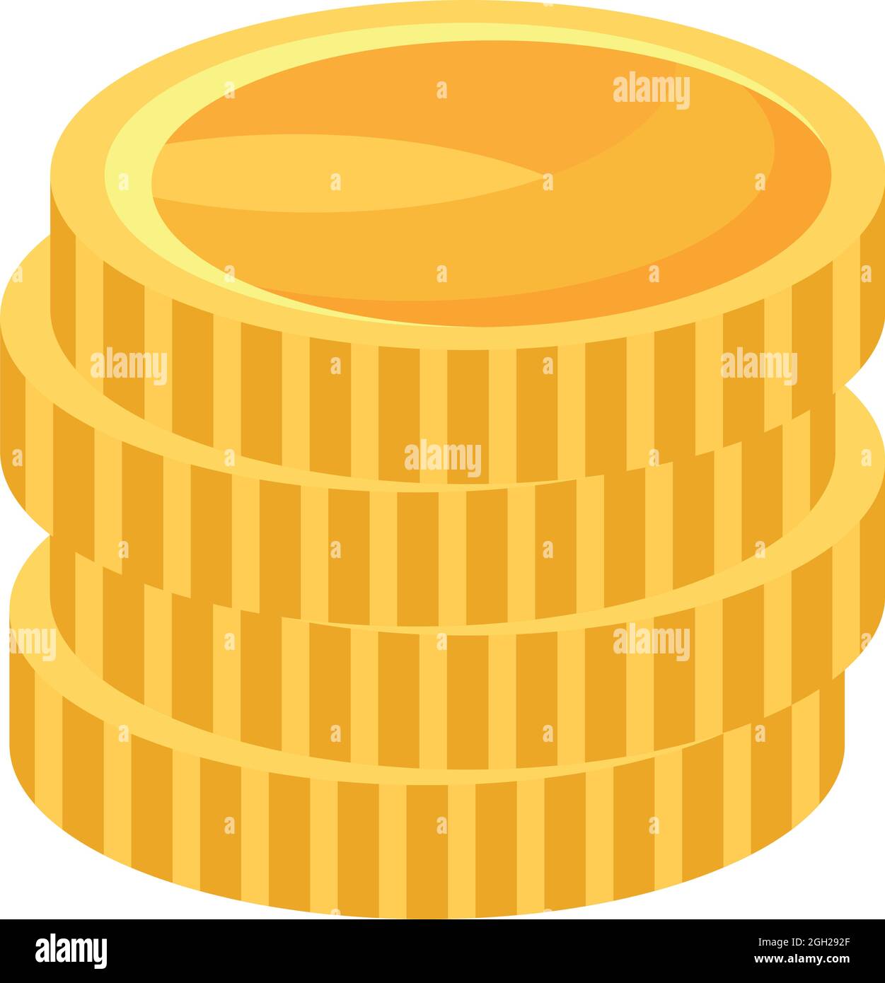 Money coins tower Stock Vector Image & Art - Alamy