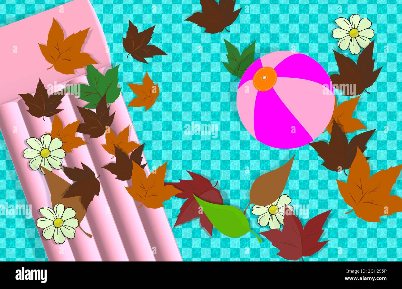 Aesthetic AUTUMN wallpaper. Fall vibes. End of the summer season. Set ...