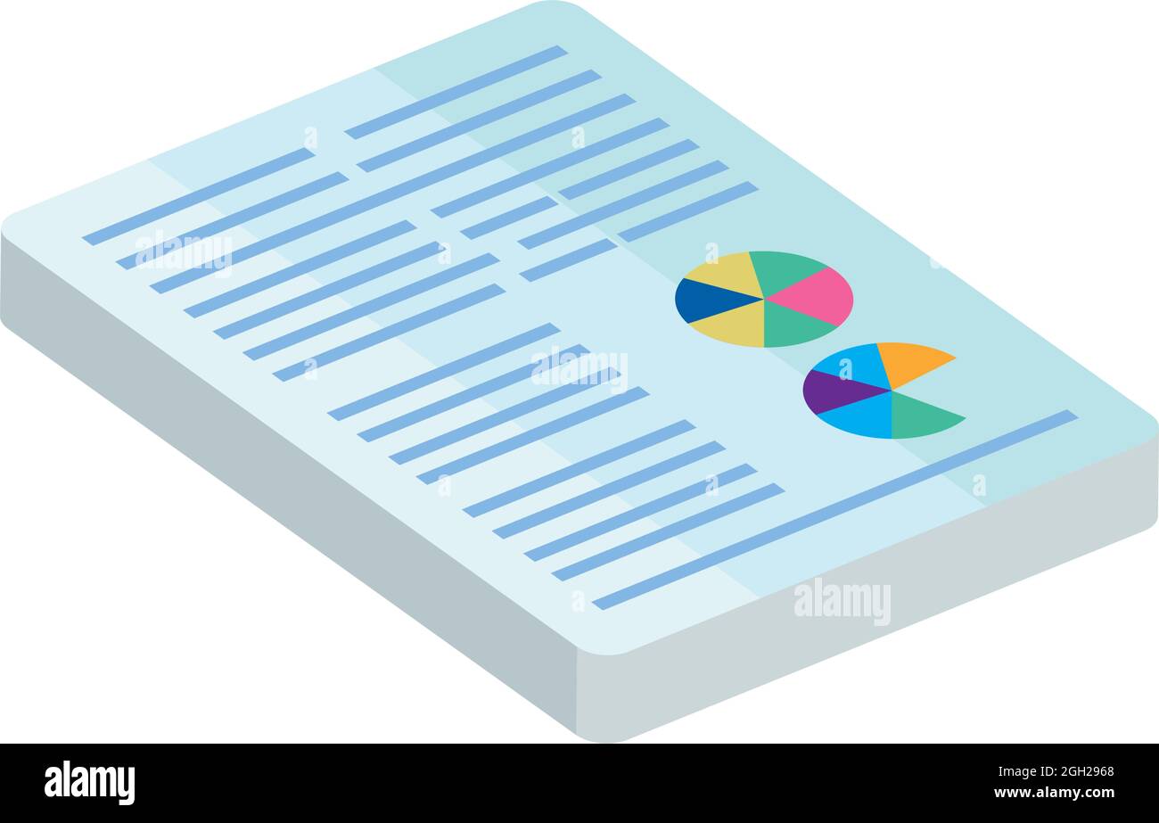 Isometric infographic document Stock Vector Image & Art - Alamy