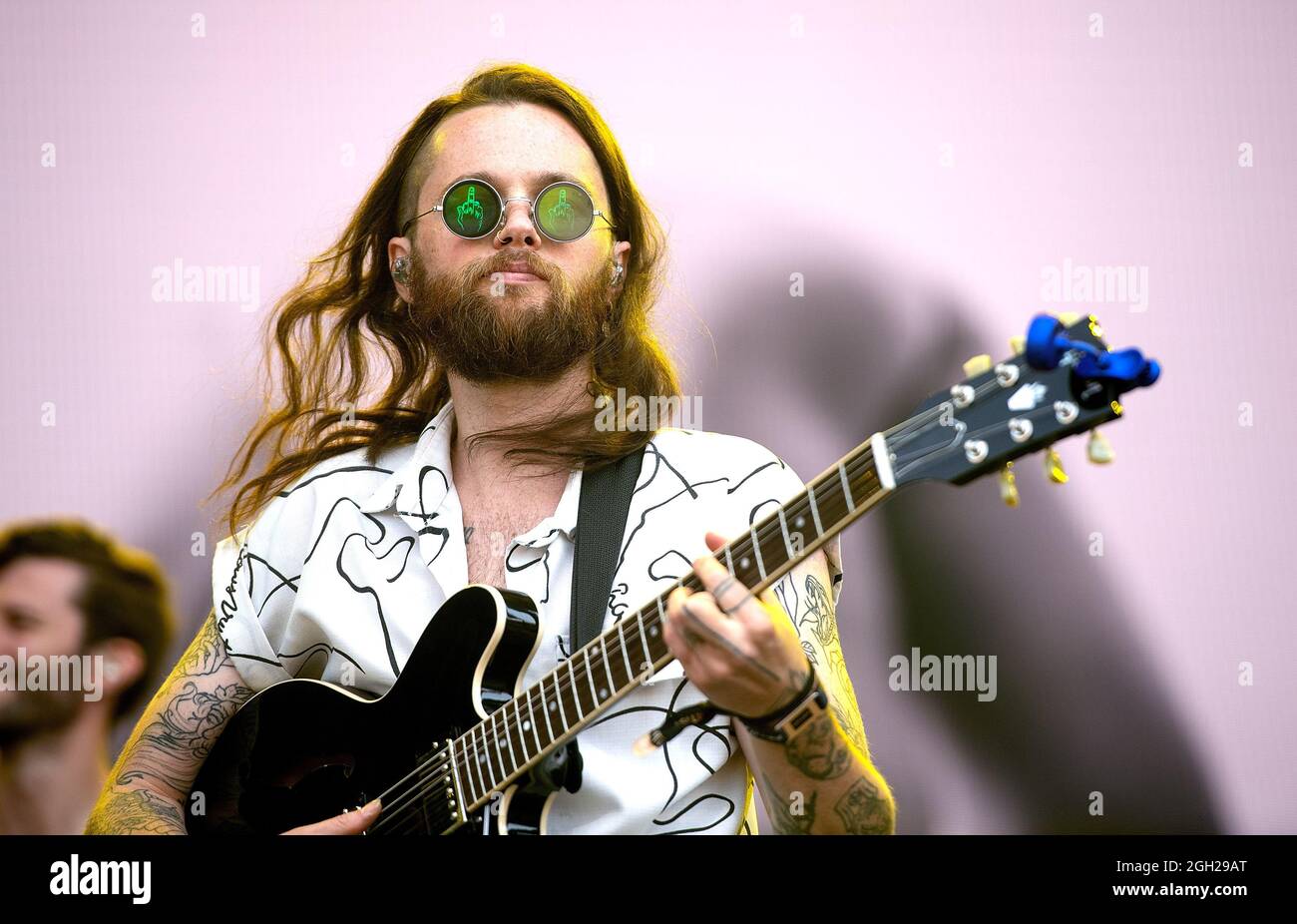 Benjamin Moore of Oliver Riot performs during the 2021 BottleRock Napa ...